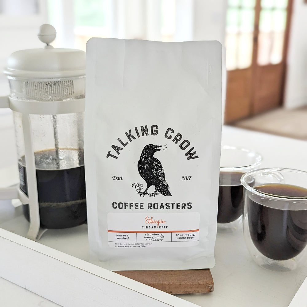 Regular Ethiopia Yirgacheffe – Talking Crow Coffee Roasters, LLC
